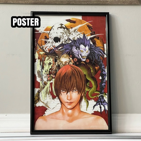 Art | Death Note Light Ryuk Anime Horror Poster | Poshmark